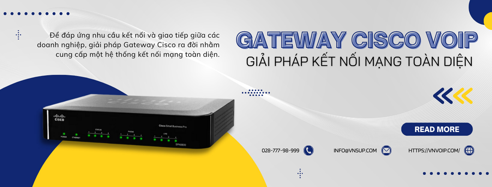 Gateway Cisco VoIP: Giải pháp kết nối mạng toàn diện