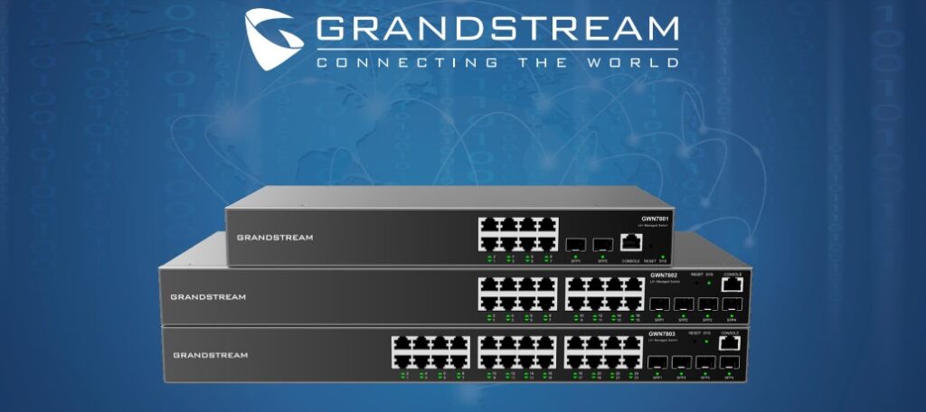 Grandstream GWN7803P - Switch 24 Cổng PoE Gigabit Layer 2+